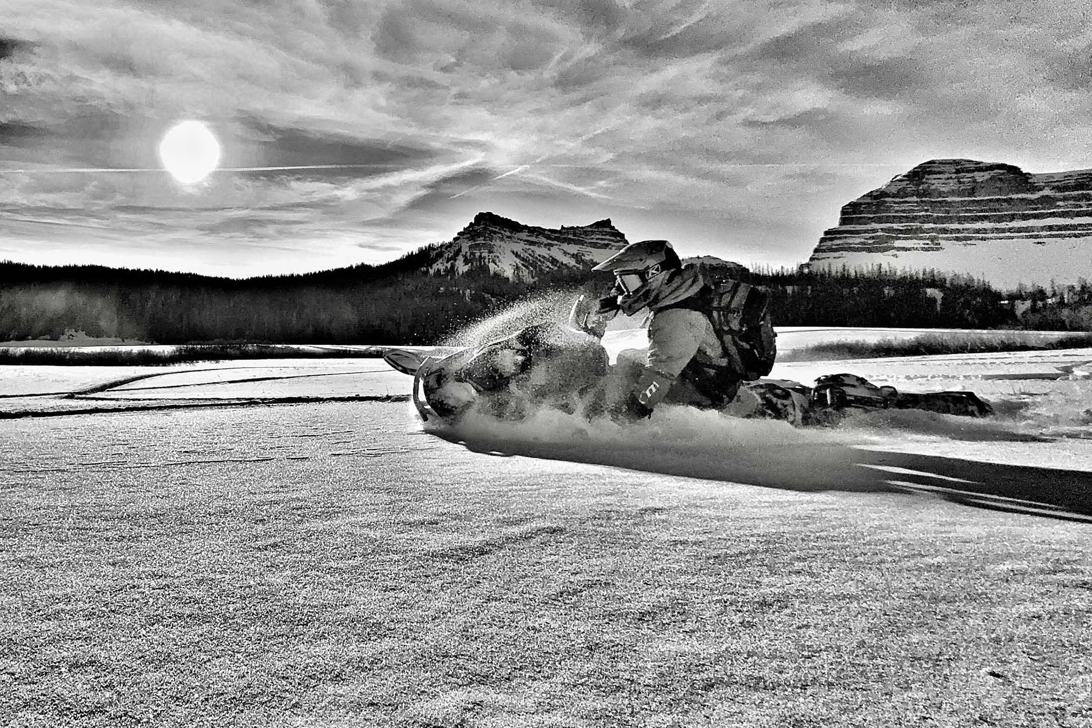 Snowmobiling to Lunch at Brooks Lake Lodge - Jackson Hole Real Estate ...